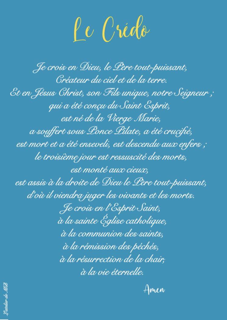 Carte credo – l’atelier de MB